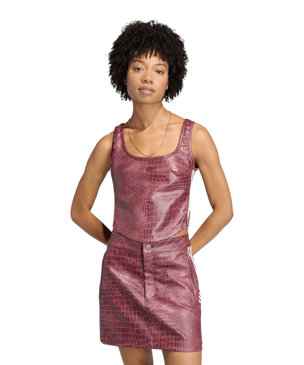 Corsetto adidas pleather - Top per outfit audaci | Vestibilità aderente ...
