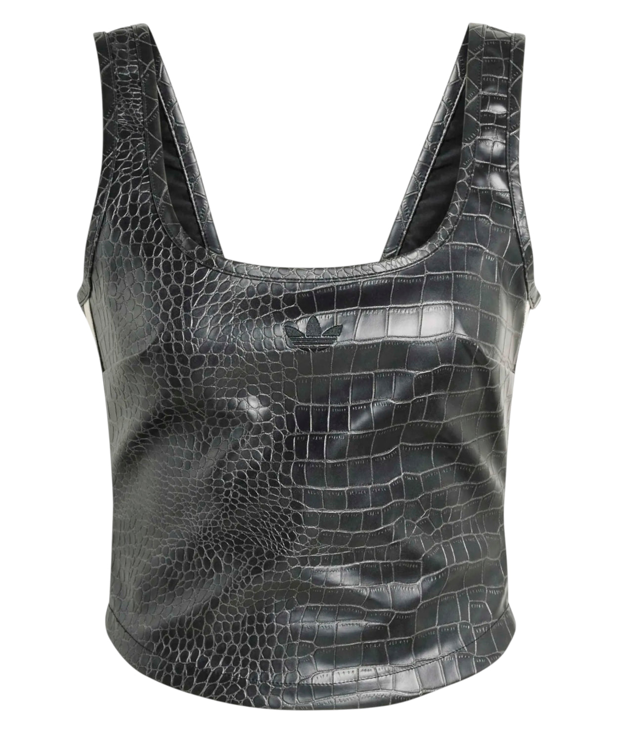 Corsetto adidas pleather - Top aderente con zip frontale | Comfort e ...