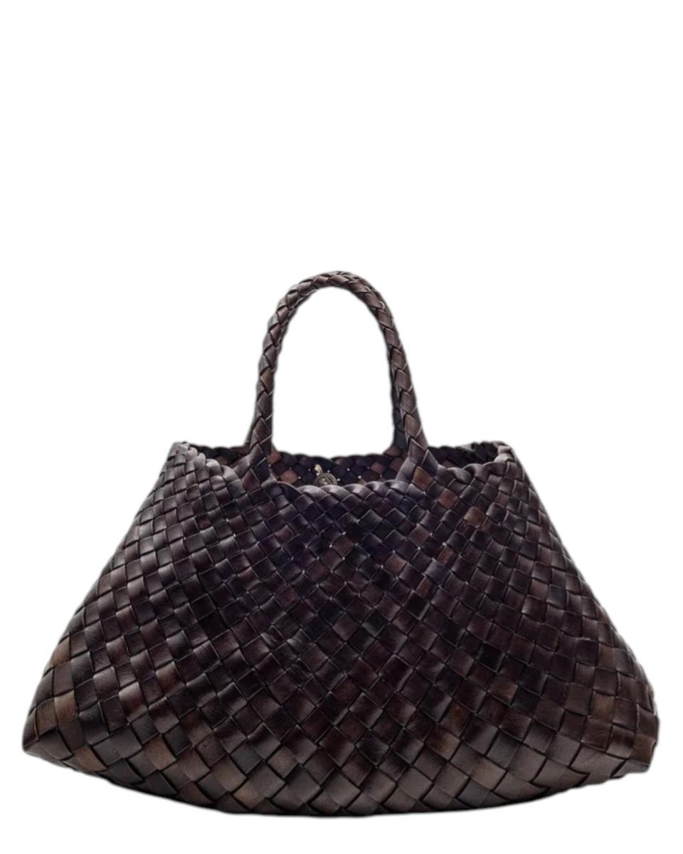Santa Croce Small Dark Brown | Handcrafted Woven Bag – Vittorio Citro